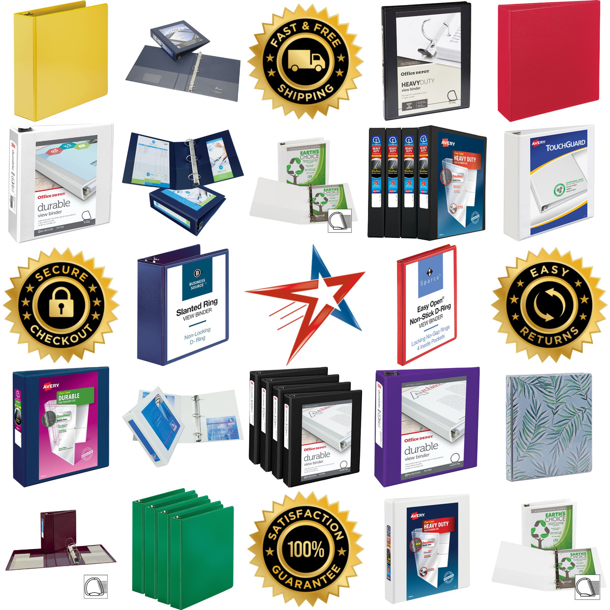 Office Supplies - Binders & Accessories - - GoVets