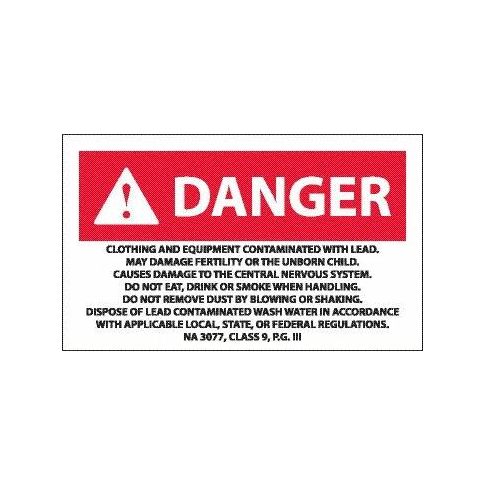 Hazardous Material Label: 3" High PRD650