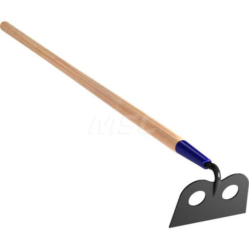 Garden Hoe: 5" Wide, Square, Steel 11-436