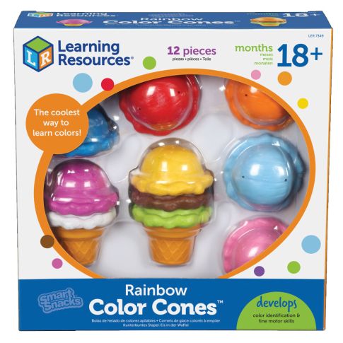 Learning Resources Smart Snacks Rainbow Color Cones MPN:LER7349