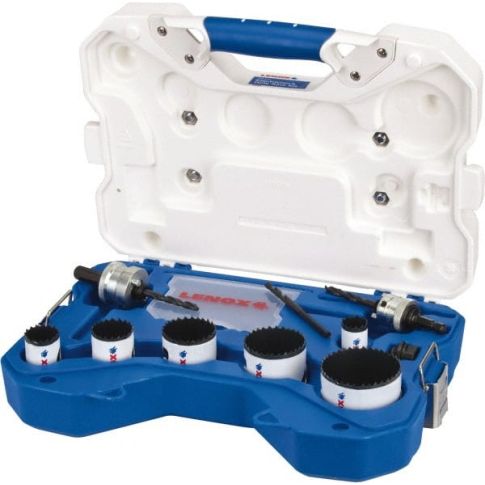 Electrician's Hole Saw Kit: 10 Pc, 7/8 to 2-1/2" 30800600L