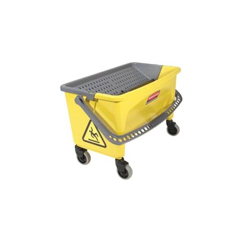 HYGEN Microfiber Mop Bucket with Press Wringer, FGQ90088YEL