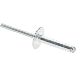 Open End Blind Rivet: Size 612, Large Flange Dome 34129